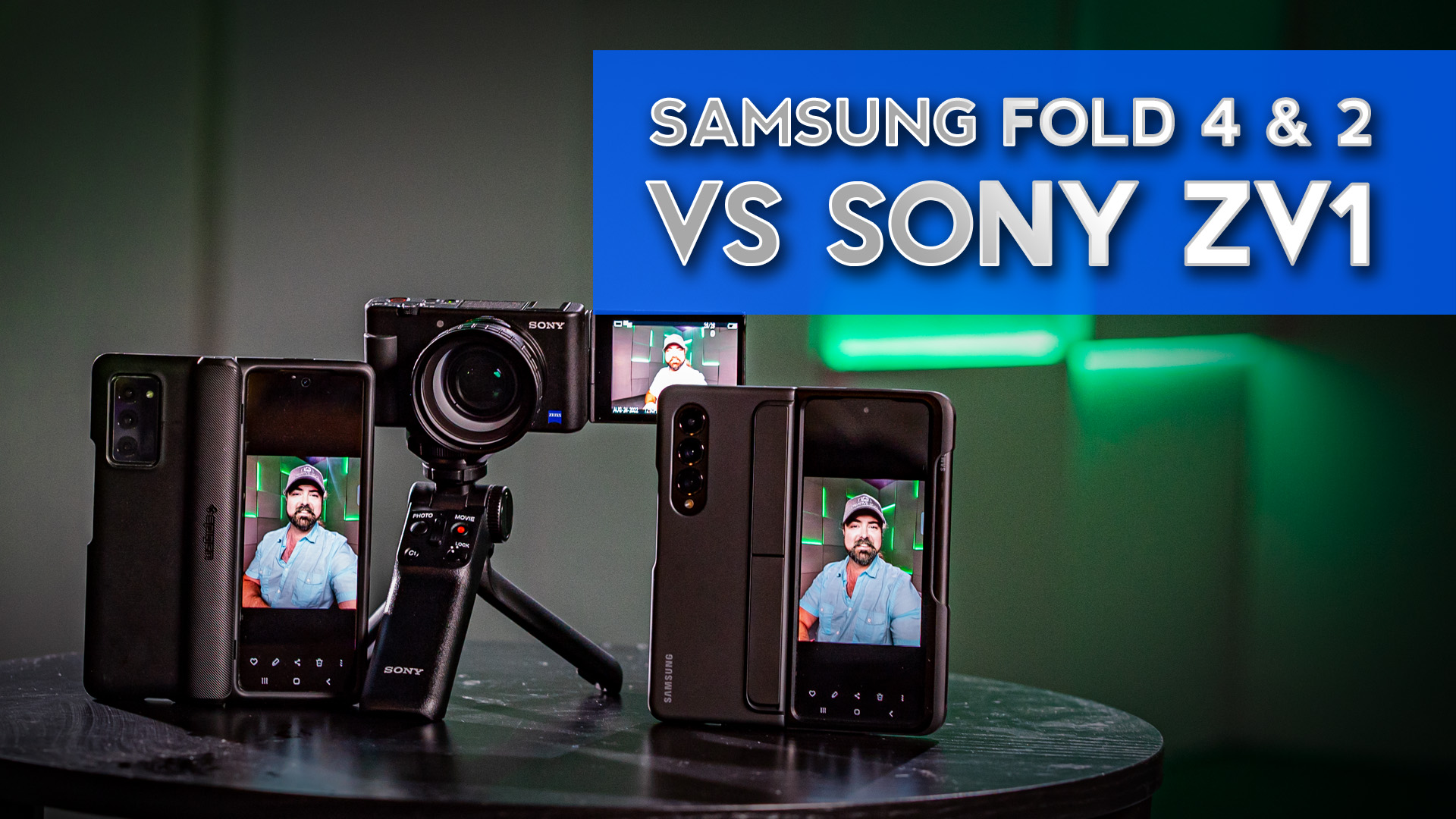 Video Camera Comparison: Samsung Z Fold 4 vs Z Fold 2 vs Sony ZV1 ...